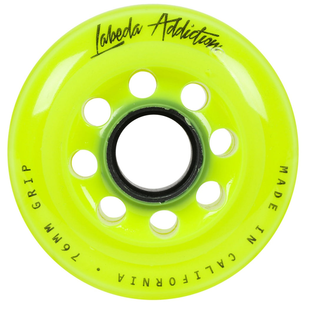 Labeda Addiction Signature Yellow Roller Hockey Wheels (76A ...