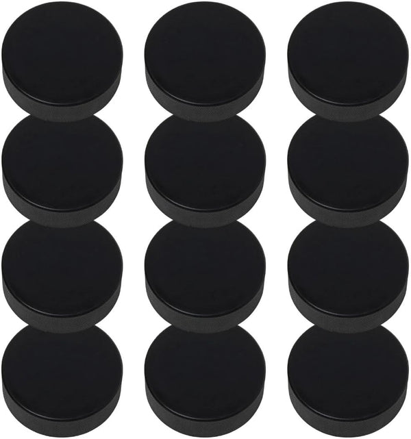 TronX Official Regulation Ice Hockey Pucks - 12 Pack - HockeyTron.com
