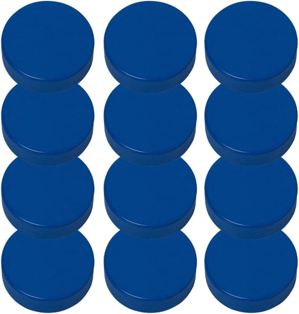 TronX Youth Mite Blue 4oz Ice Hockey Pucks - 12 Pack - HockeyTron.com