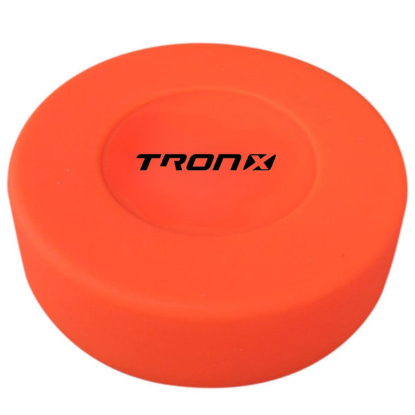 TronX Orange Floor Plastic Hockey Puck - HockeyTron.com