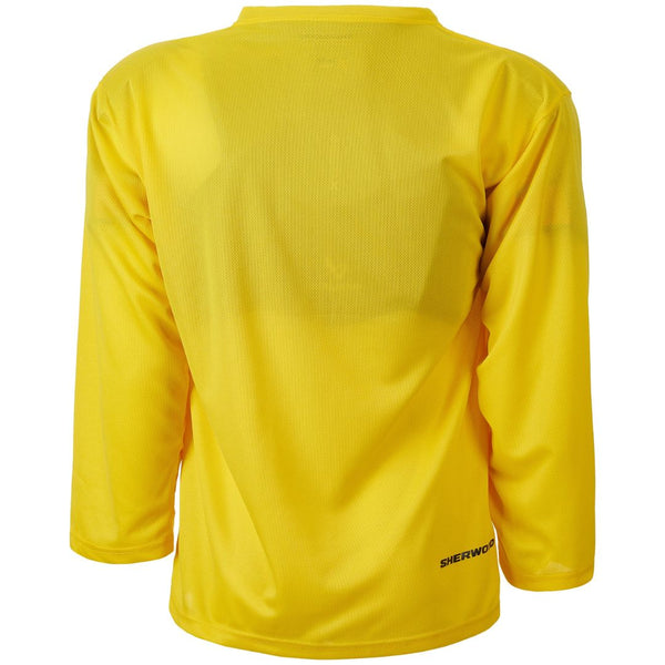 Sherwood SW100 Solid Color Practice Hockey Jerseys - Gold - HockeyTron.com