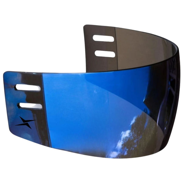 TronX S30 Blue Mirrored Anti-Scratch/Anti-Fog Hockey Helmet Visor ...