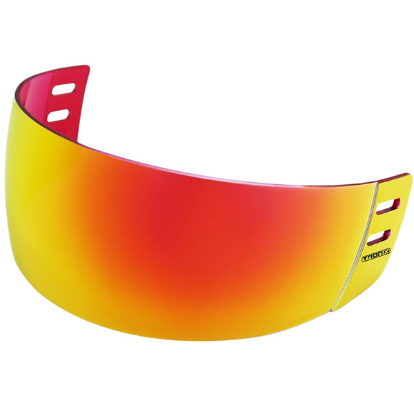 Revo Red Mirrored Hockey Visor - HockeyTron.com