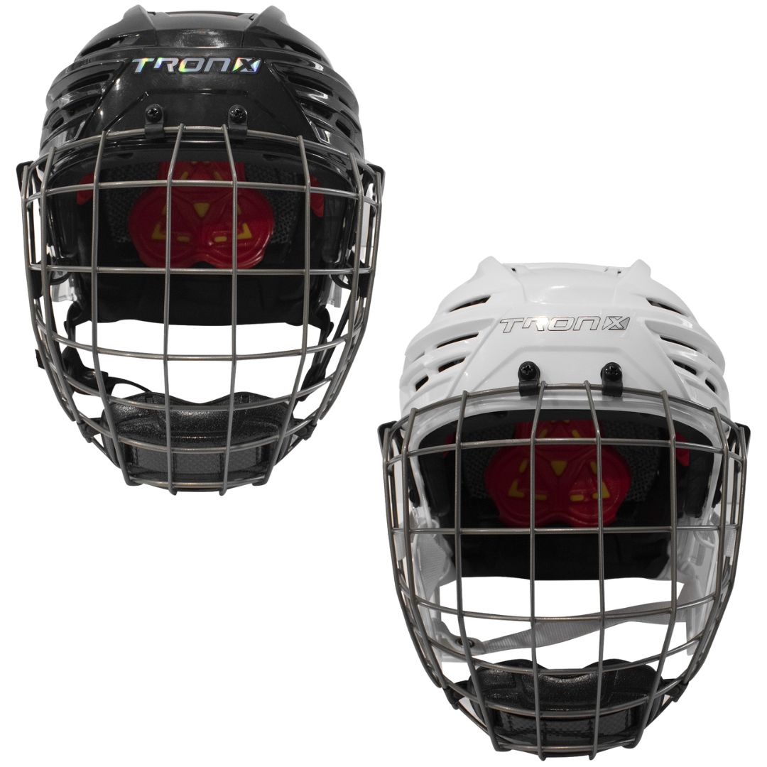 TronX Stryker Pro Hockey Helmet Combo - HockeyTron.com