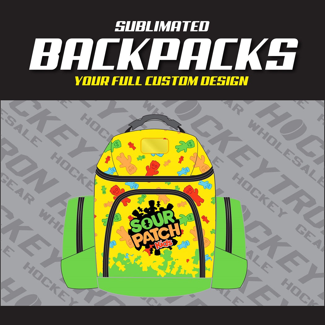 Custom Sublimated Hockey Backpacks - Your Design - HockeyTron.com
