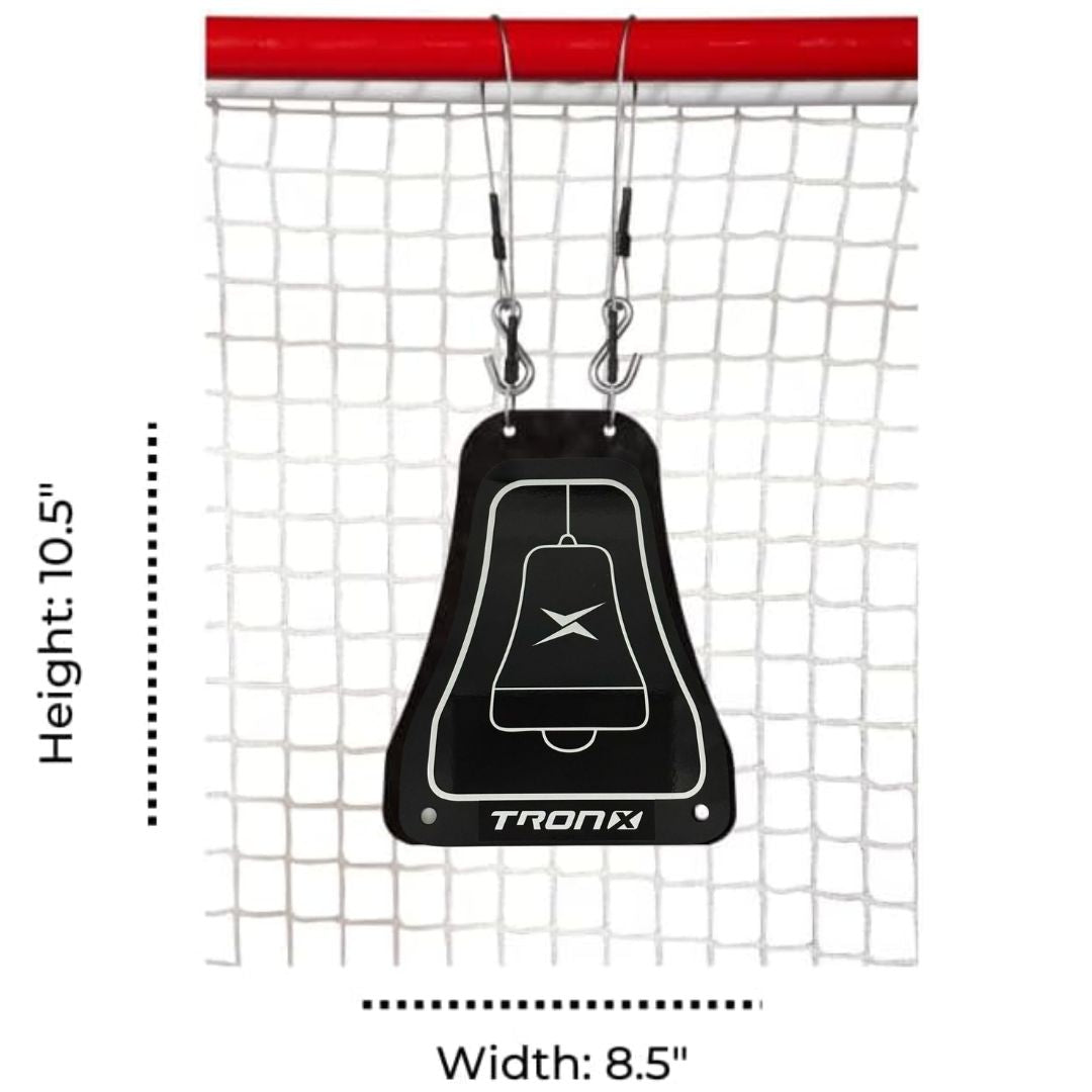 TronX Large Metal Bell Hockey Shooting Targets (2 Pack) - HockeyTron.com