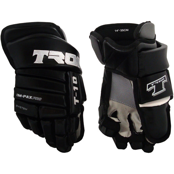 Tron T-10 Senior Leather Hockey Gloves - HockeyTron.com