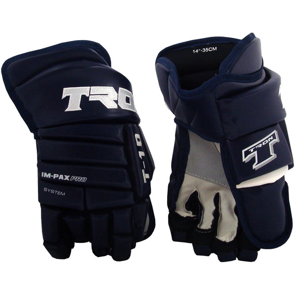 Tron T-10 Senior Leather Hockey Gloves - HockeyTron.com