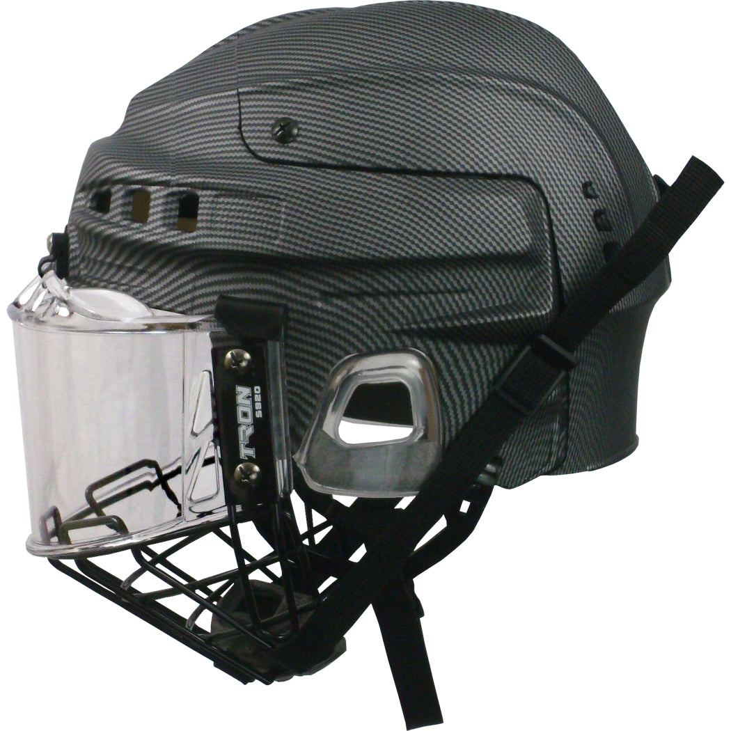 TronX S920 Clear Hybrid Senior Face Cage Shield & Visor - HockeyTron.com