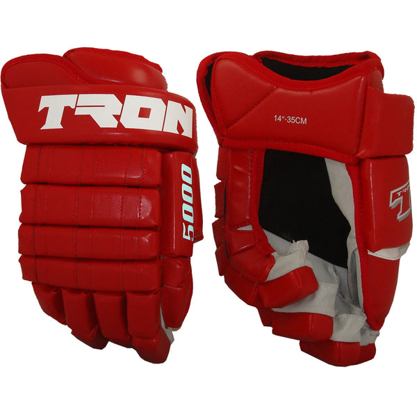 Tron 5000 Senior Leather Hockey Gloves - HockeyTron.com